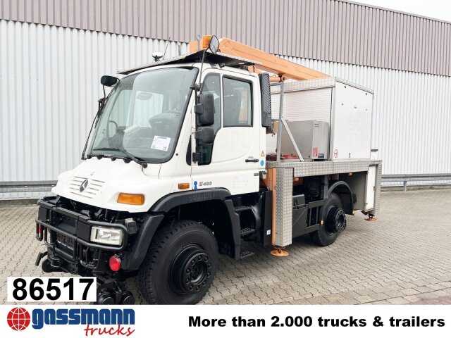 Unimog, U 400 4x4, Zweiwege ZW110, Ruthmann Steiger 13m